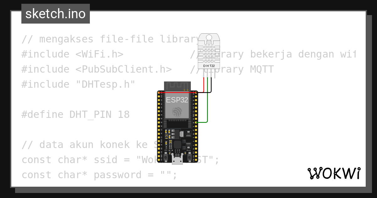 Dht Sensor Publisher Wokwi Esp32 Stm32 Arduino Simulator