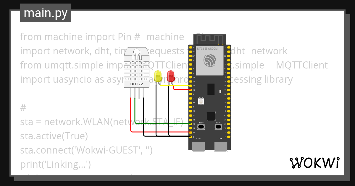 lab5 - Wokwi ESP32, STM32, Arduino Simulator
