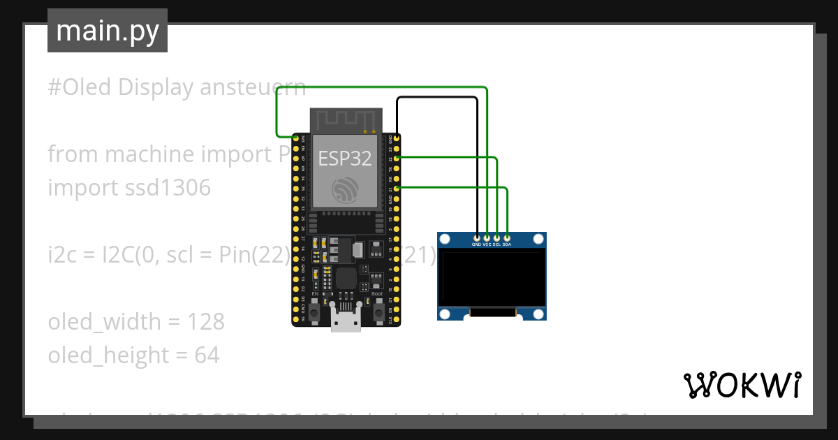 display - Wokwi ESP32, STM32, Arduino Simulator