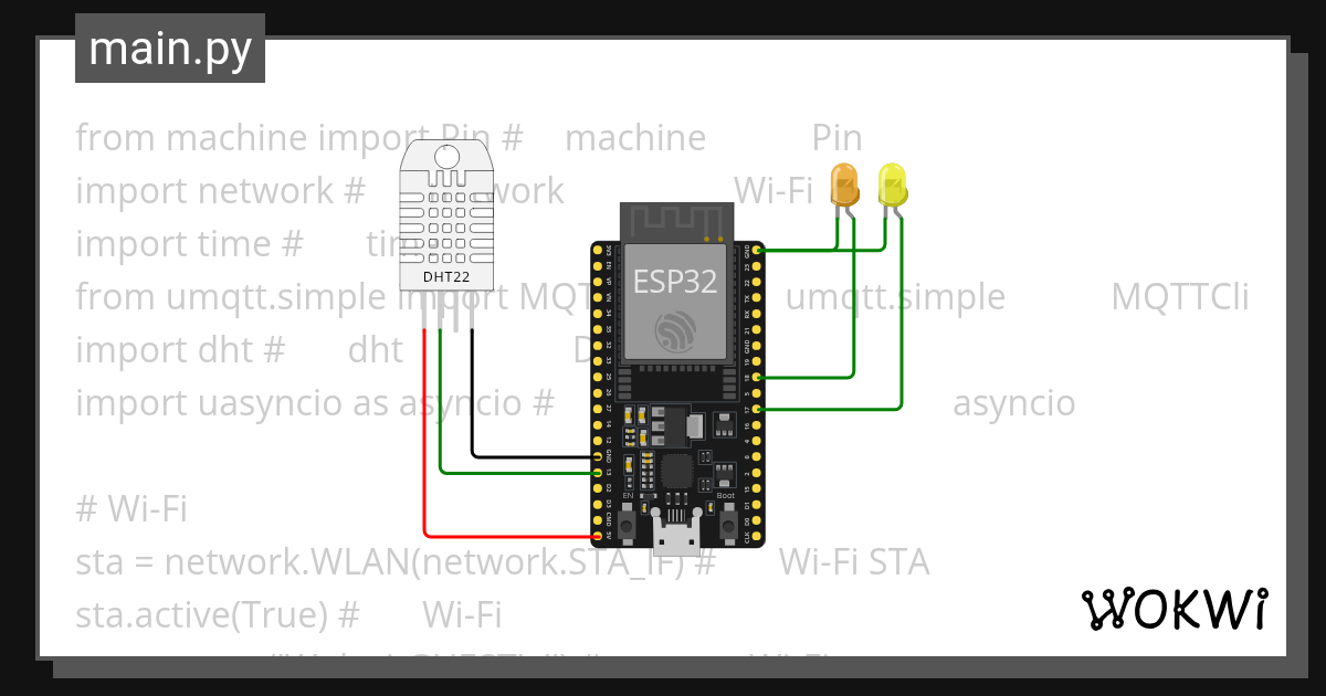 Lab5 - Wokwi ESP32, STM32, Arduino Simulator