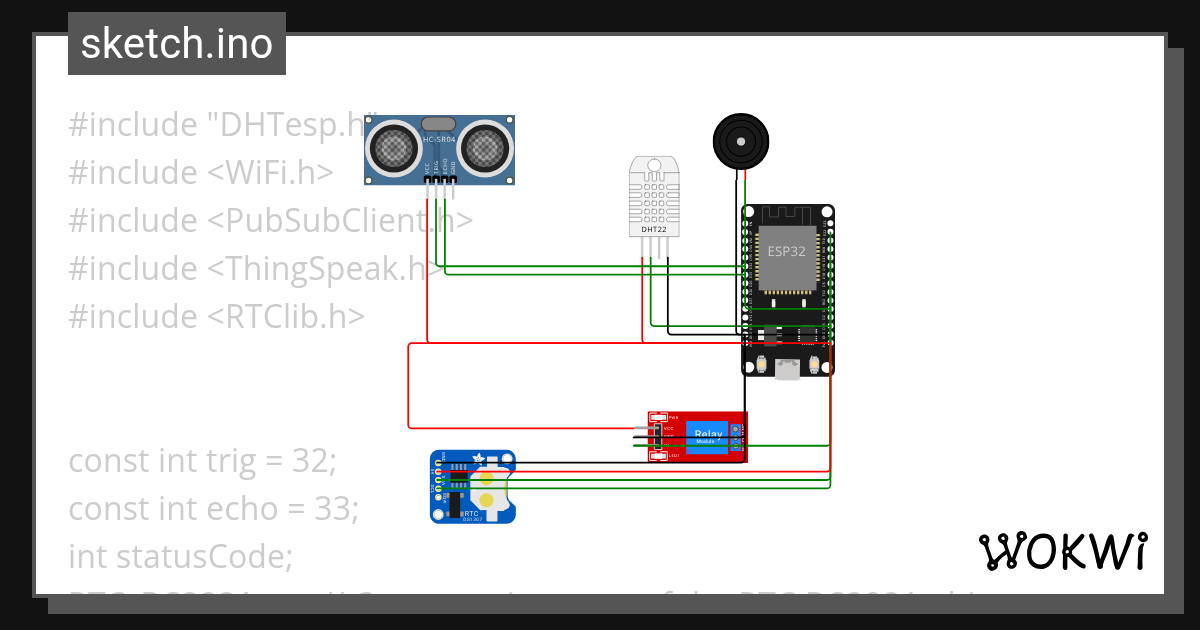 mqtt thingspeak and wifi - Wokwi ESP32, STM32, Arduino Simulator