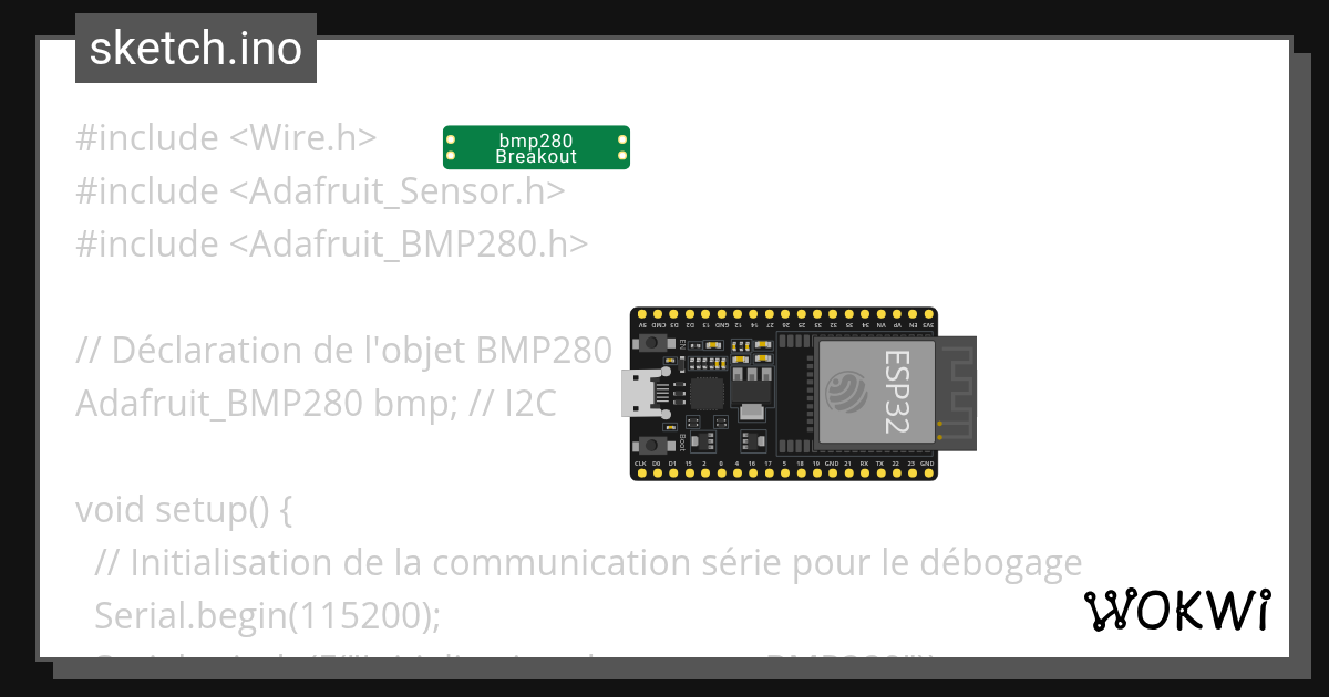 Altimeter - Wokwi ESP32, STM32, Arduino Simulator