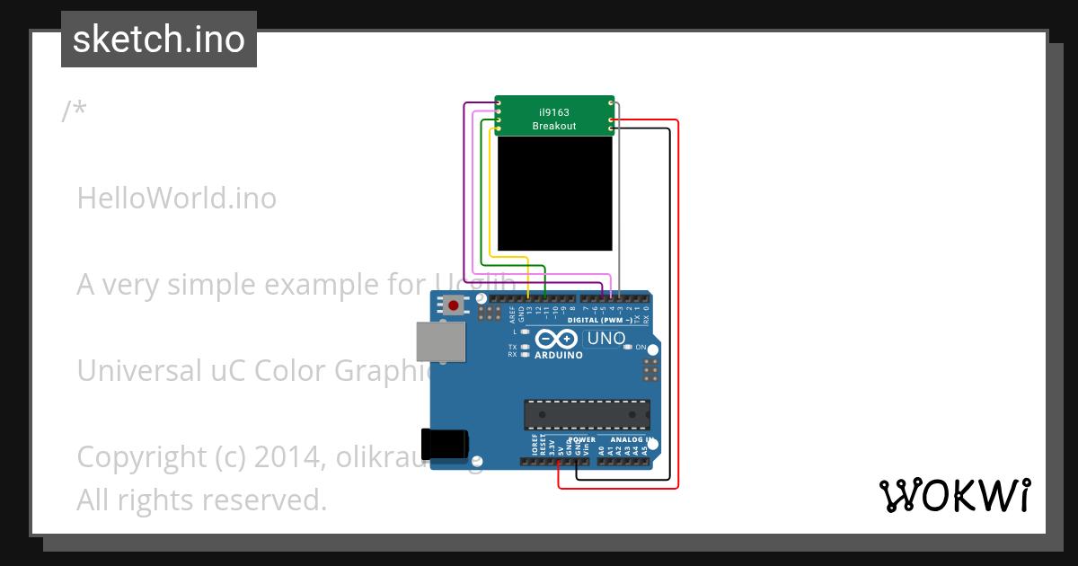 il9163 - Wokwi ESP32, STM32, Arduino Simulator