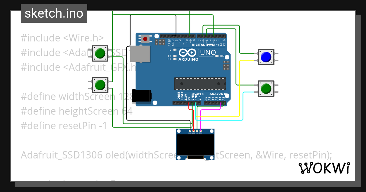 Tampilan Menu [wahyuda] - Wokwi ESP32, STM32, Arduino Simulator