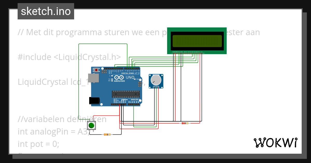 potentiometer testmachine - Wokwi ESP32, STM32, Arduino Simulator