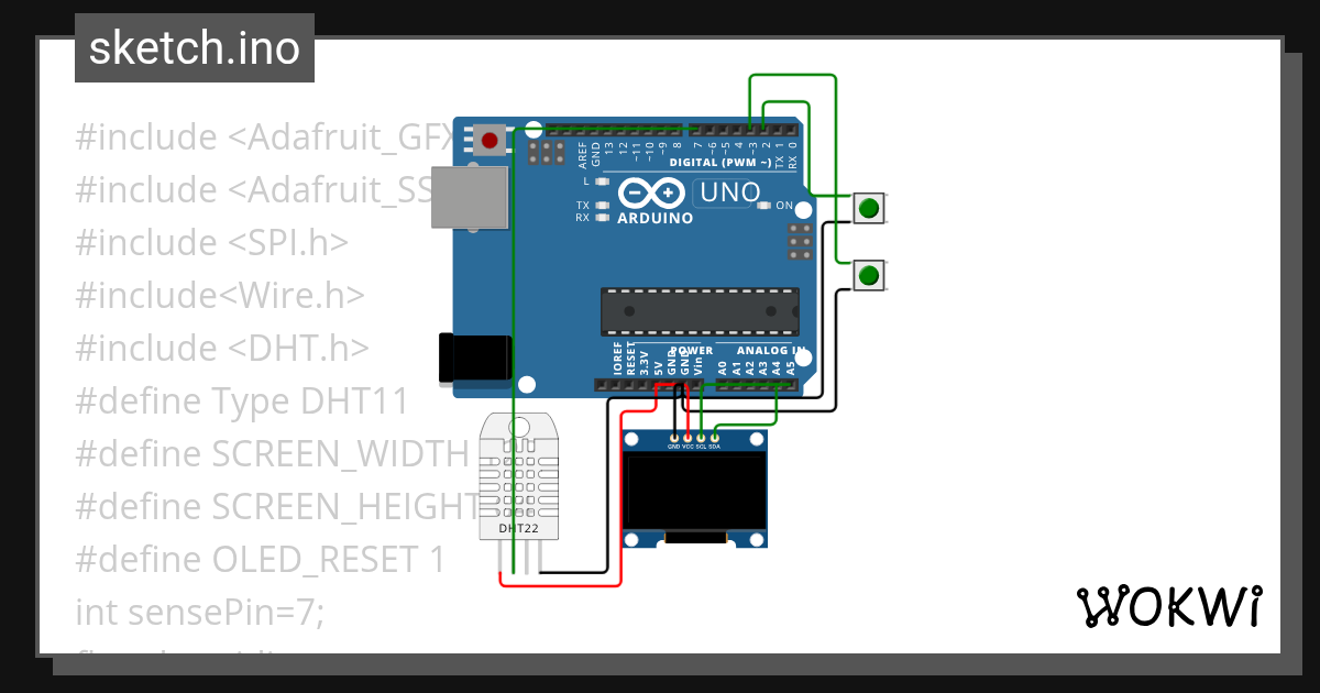 Reading The Weather Wokwi Esp32 Stm32 Arduino Simulator 
