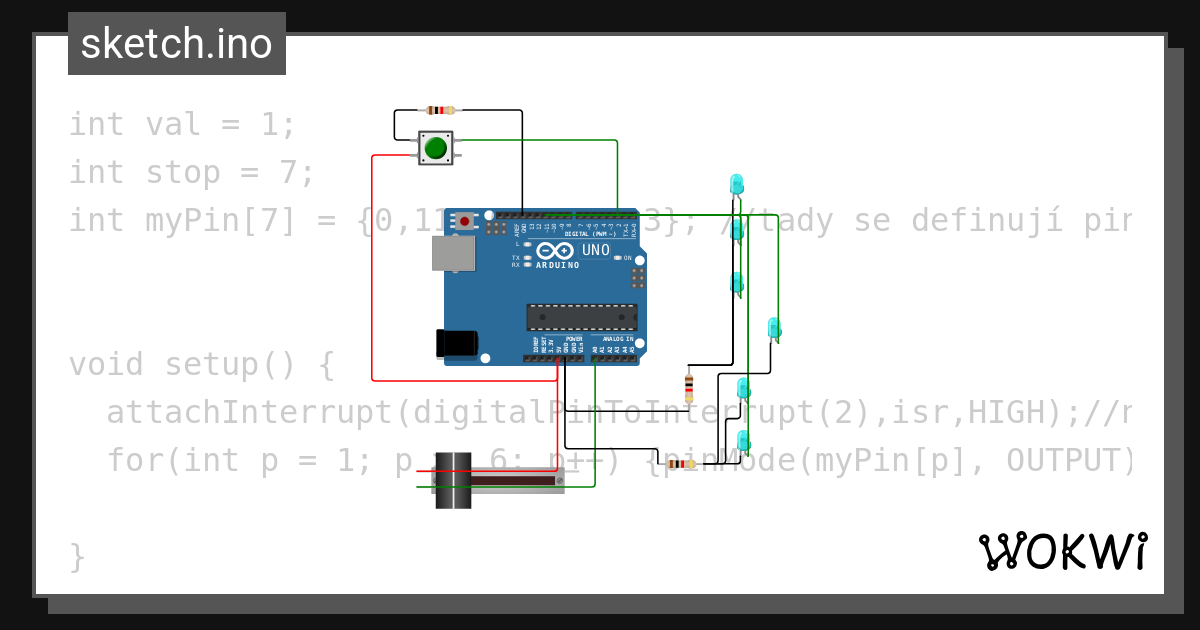 Pada Snižek Modravy Wokwi Esp32 Stm32 Arduino Simulator