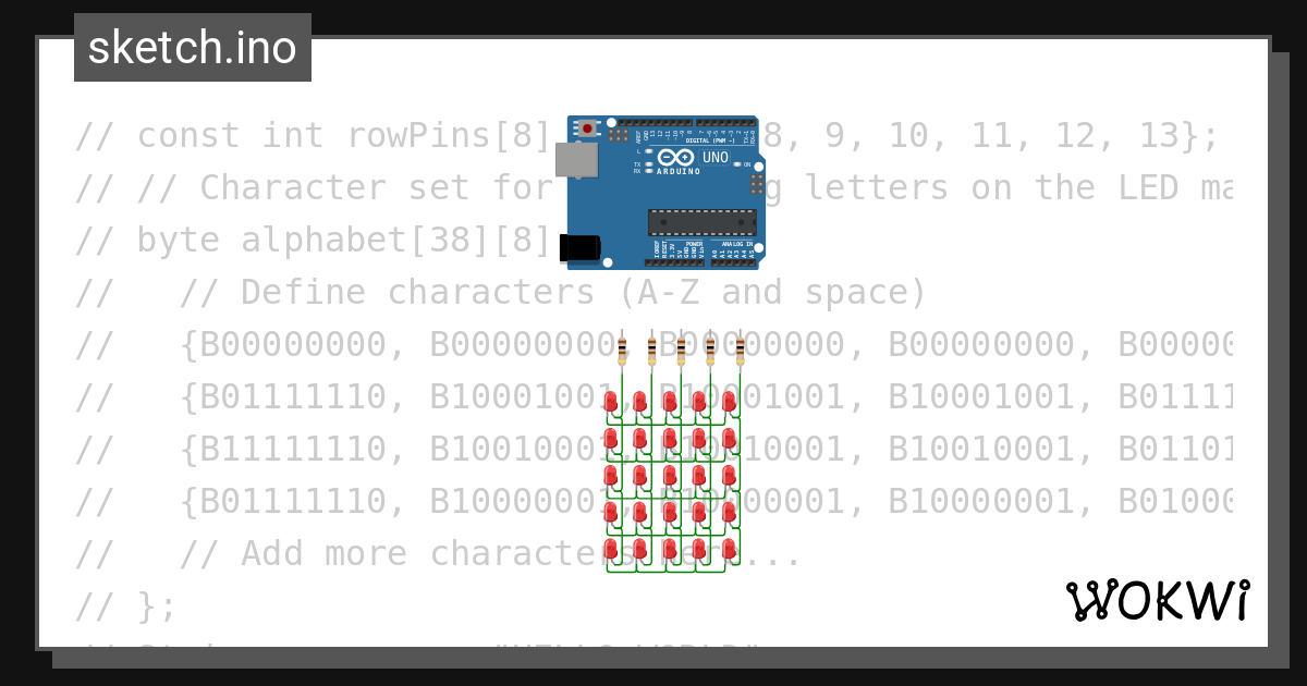 Running No Matrix Copy Wokwi Esp32 Stm32 Arduino Simulator 3437