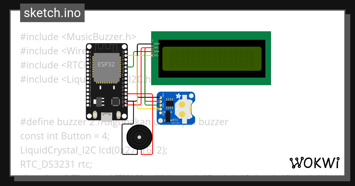 Alarm_Sholat - Wokwi ESP32, STM32, Arduino Simulator