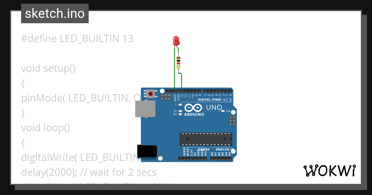 External LED Blink Copy - Wokwi ESP32, STM32, Arduino Simulator External LED Blink Copy - Wokwi ESP32, STM32, Arduino Simulator
