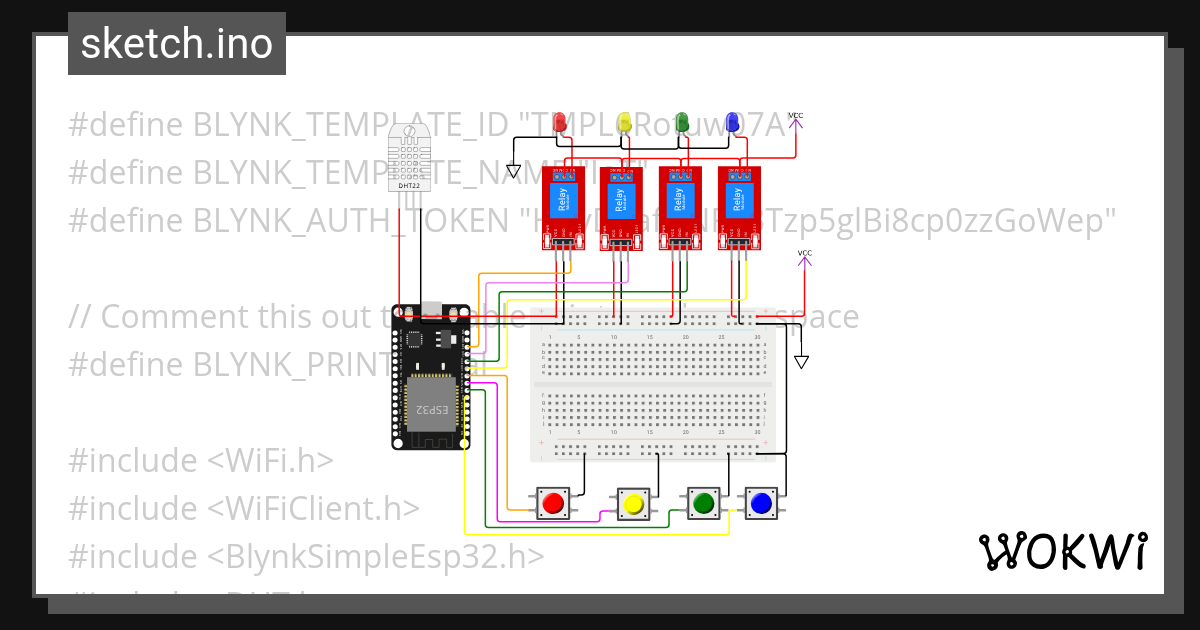 embedded system + suhu - Wokwi ESP32, STM32, Arduino Simulator