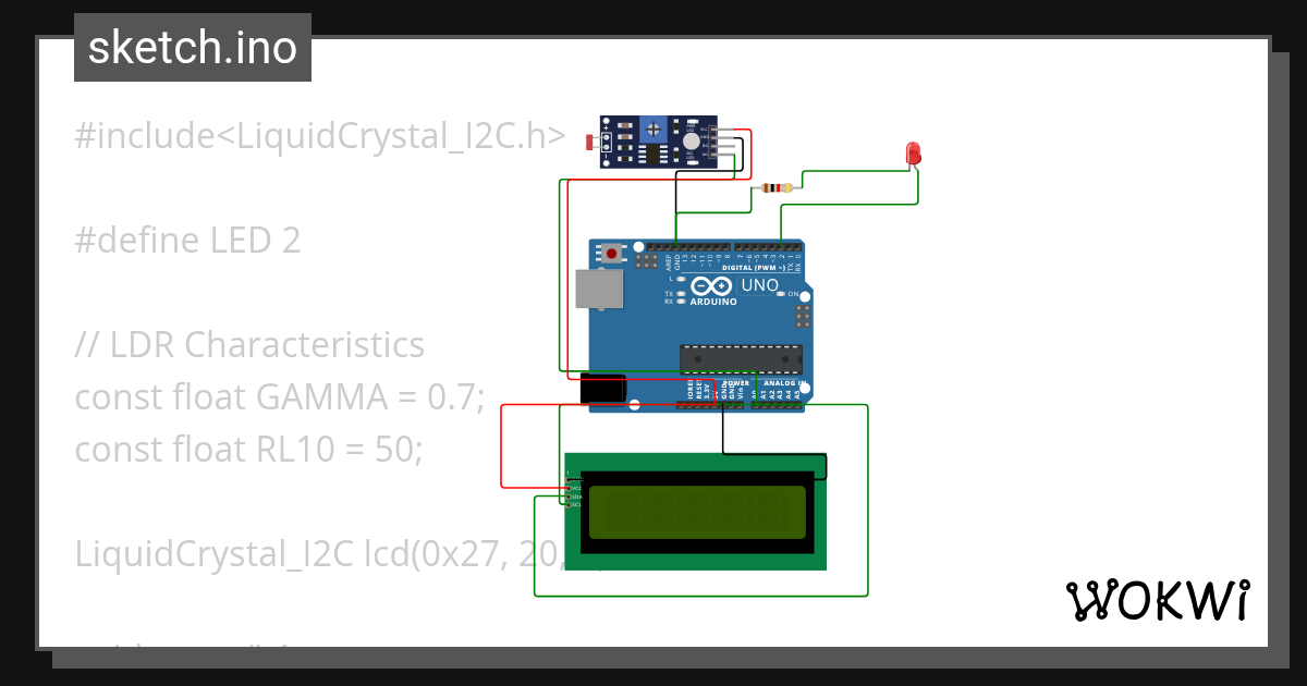 LCD I2C - Wokwi ESP32, STM32, Arduino Simulator