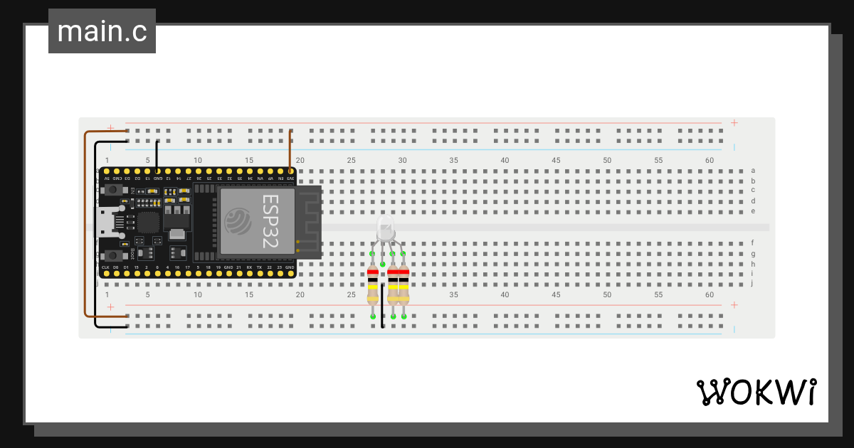 esp circuit - Wokwi ESP32, STM32, Arduino Simulator