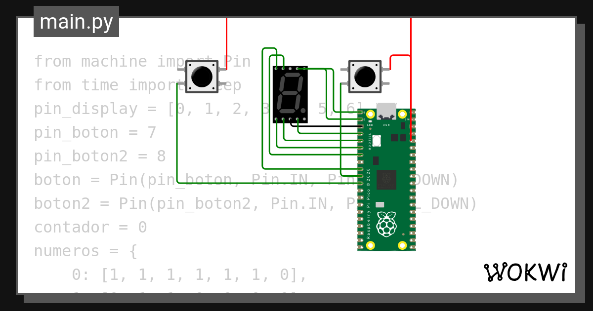 Display De 7 Segmentos Wokwi Esp32 Stm32 Arduino Simulator