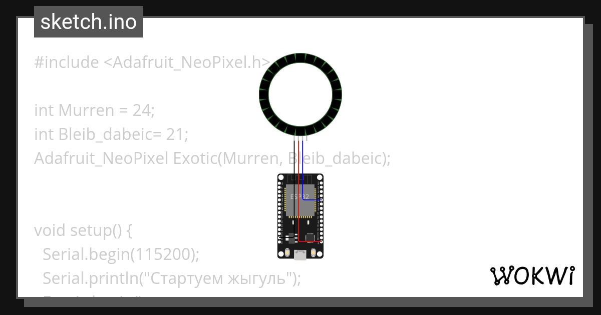 Ledgame2 Wokwi Esp32 Stm32 Arduino Simulator 1230