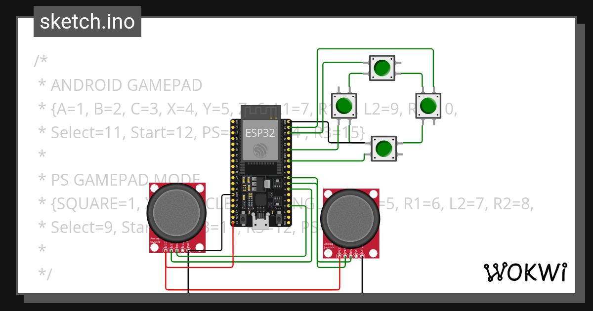 esesp32ble joyistick - Wokwi ESP32, STM32, Arduino Simulator