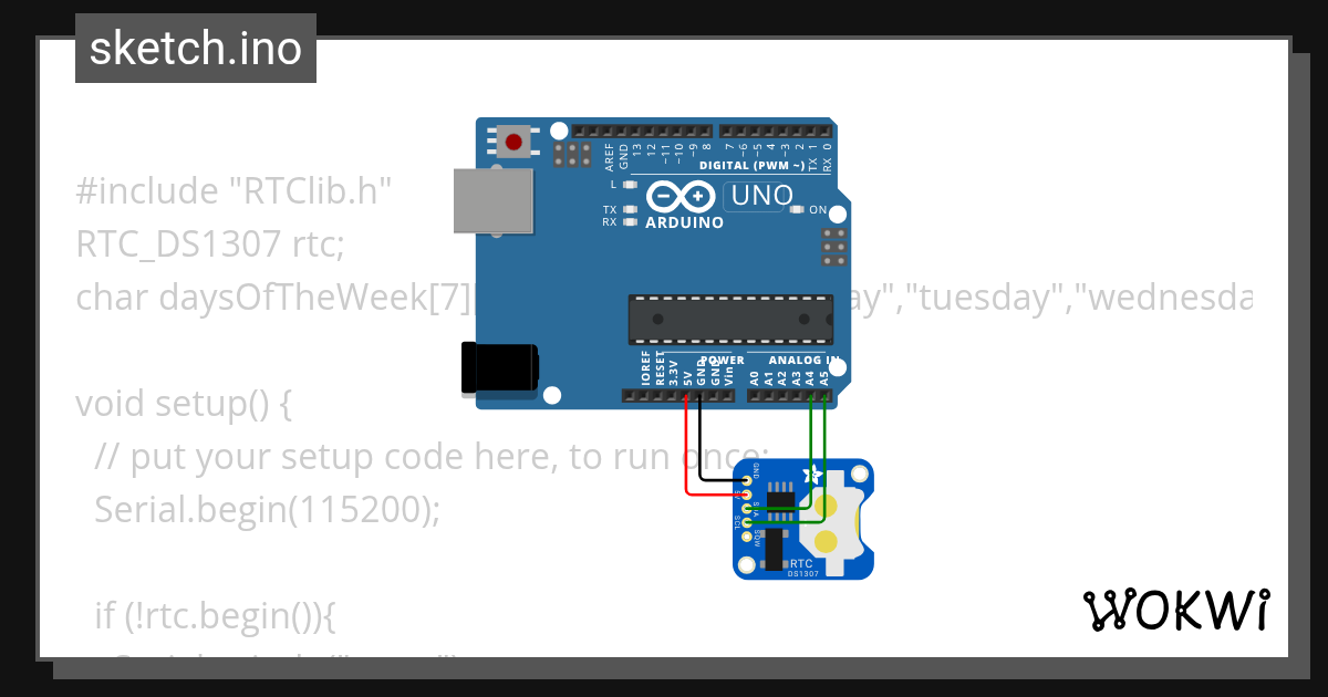 RTC - Wokwi ESP32, STM32, Arduino Simulator