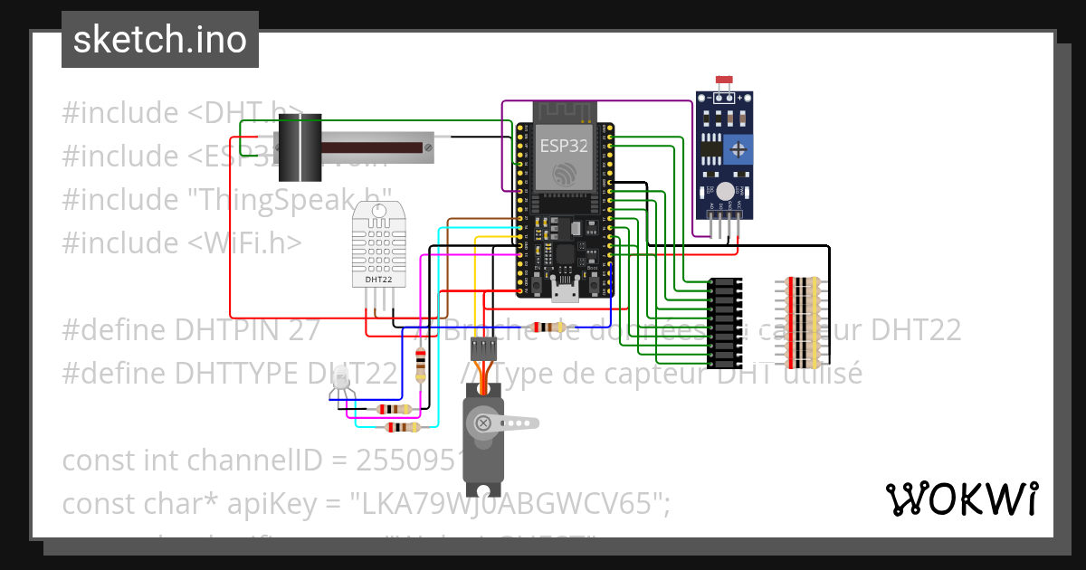 project IoT - Wokwi ESP32, STM32, Arduino Simulator