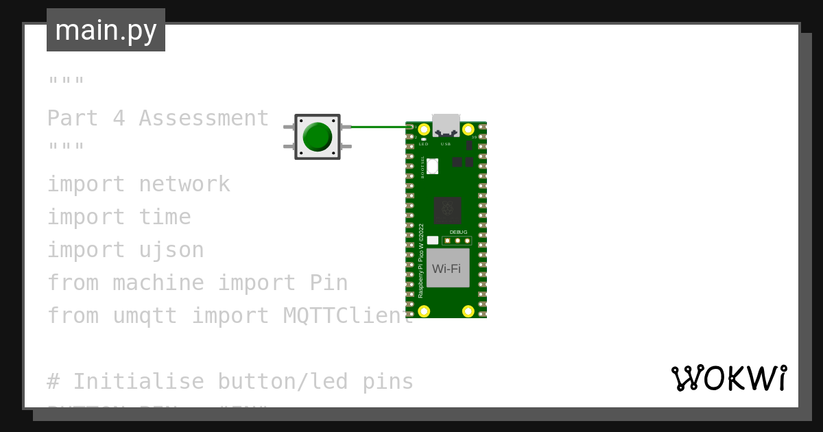 Pi Pico W Micropython Part 4 Wokwi Esp32 Stm32 Arduino Simulator