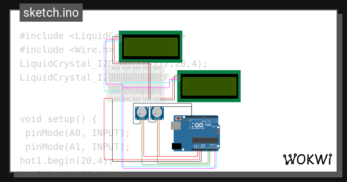 Lsd дисплей Wokwi Esp32 Stm32 Arduino Simulator 3916
