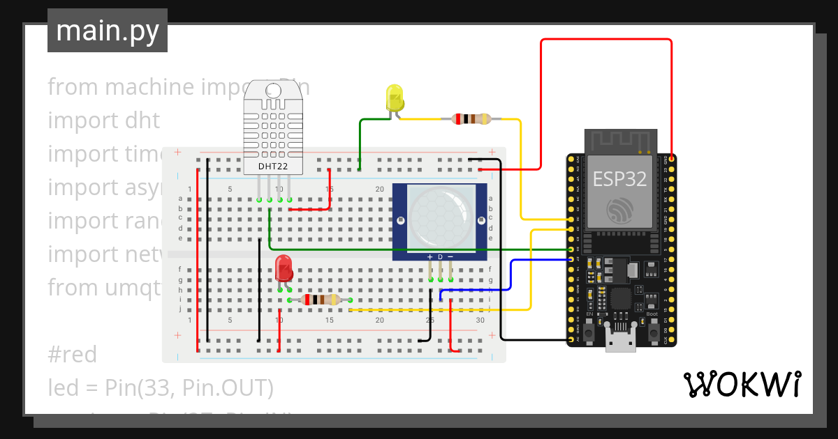 D04K14 - He thong cam bien va giam sat IoT - Wokwi ESP32, STM32, Arduino Simulator