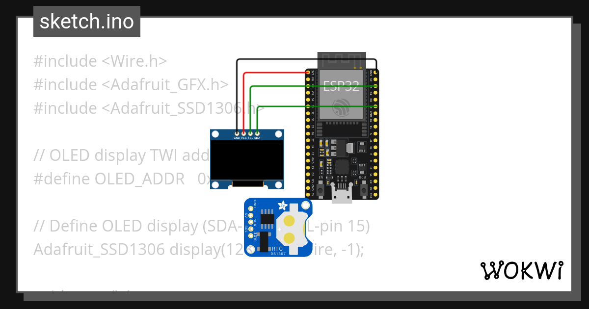 test oled - Wokwi ESP32, STM32, Arduino Simulator