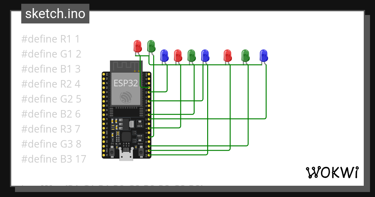 Lights Wokwi Esp32 Stm32 Arduino Simulator