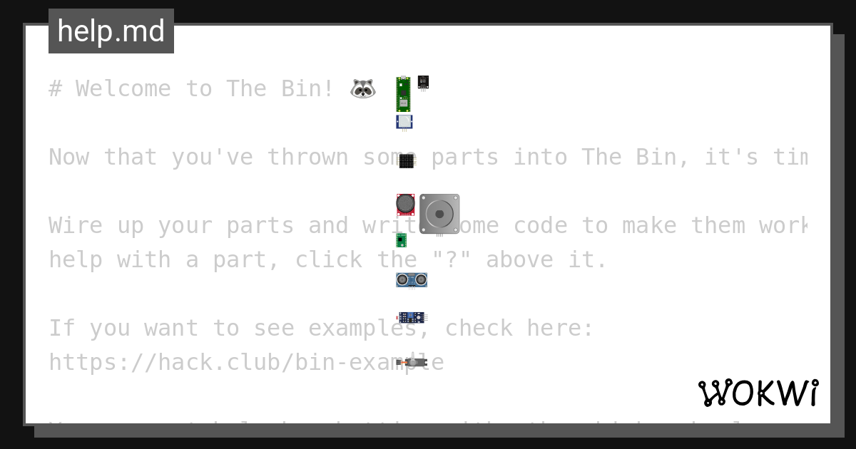 The Bin Wokwi Esp32 Stm32 Arduino Simulator