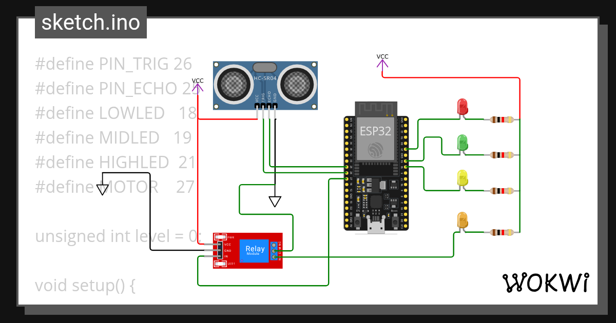 IOT GROUP 13 - Wokwi ESP32, STM32, Arduino Simulator