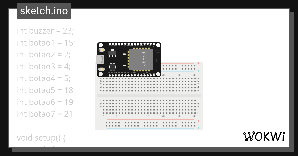 08piano Musical Wokwi Esp32 Stm32 Arduino Simulator 