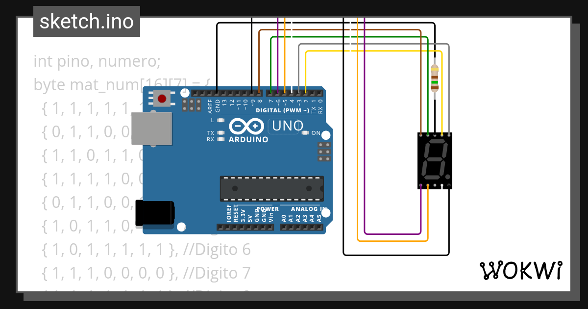 Semana 04 – Laboratório 44 - Mostra todos os números alternando com o ponto. Regressivo - Wokwi ...