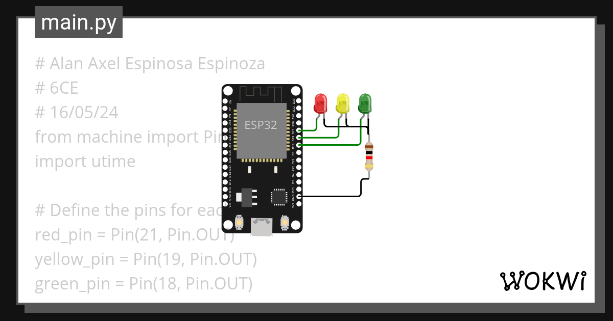 Esp32 Semaforo Aaee Wokwi Esp32 Stm32 Arduino Simulator 