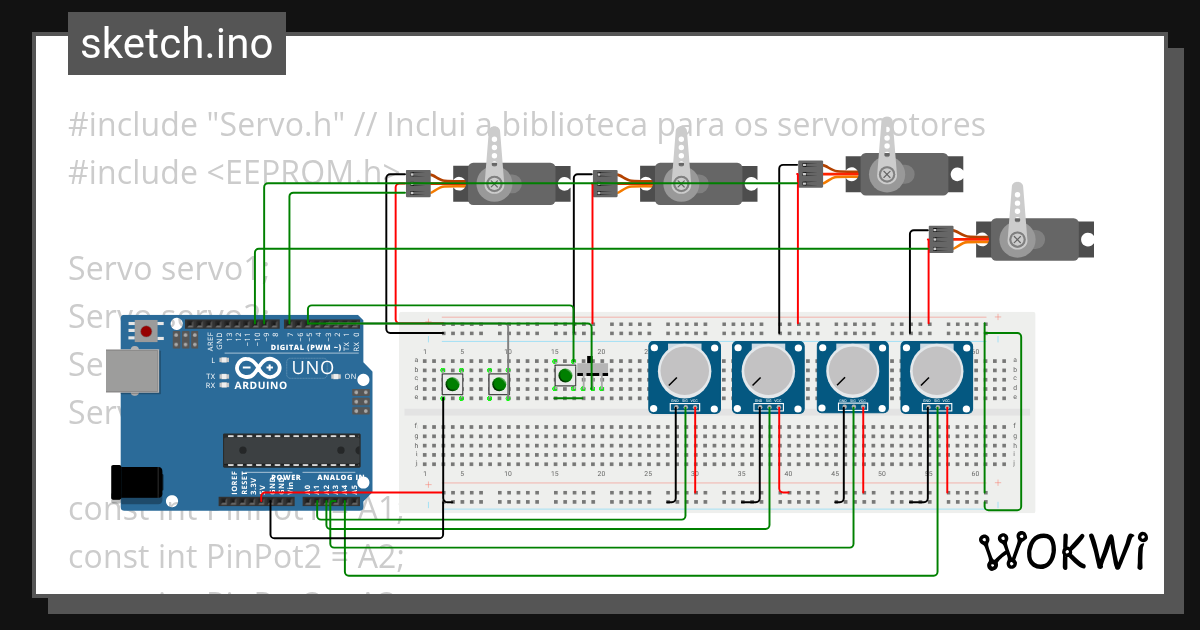 servo motor Copy 2 - Wokwi ESP32, STM32, Arduino Simulator