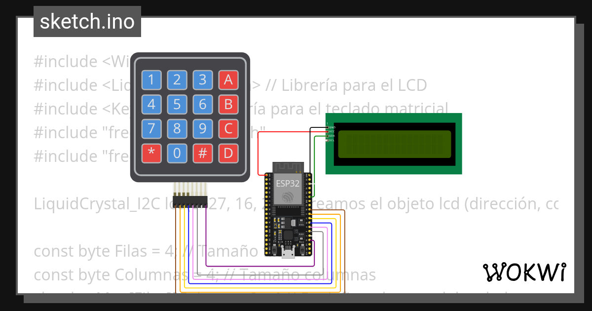 Auxi DOS NUCLEOS - Wokwi ESP32, STM32, Arduino Simulator