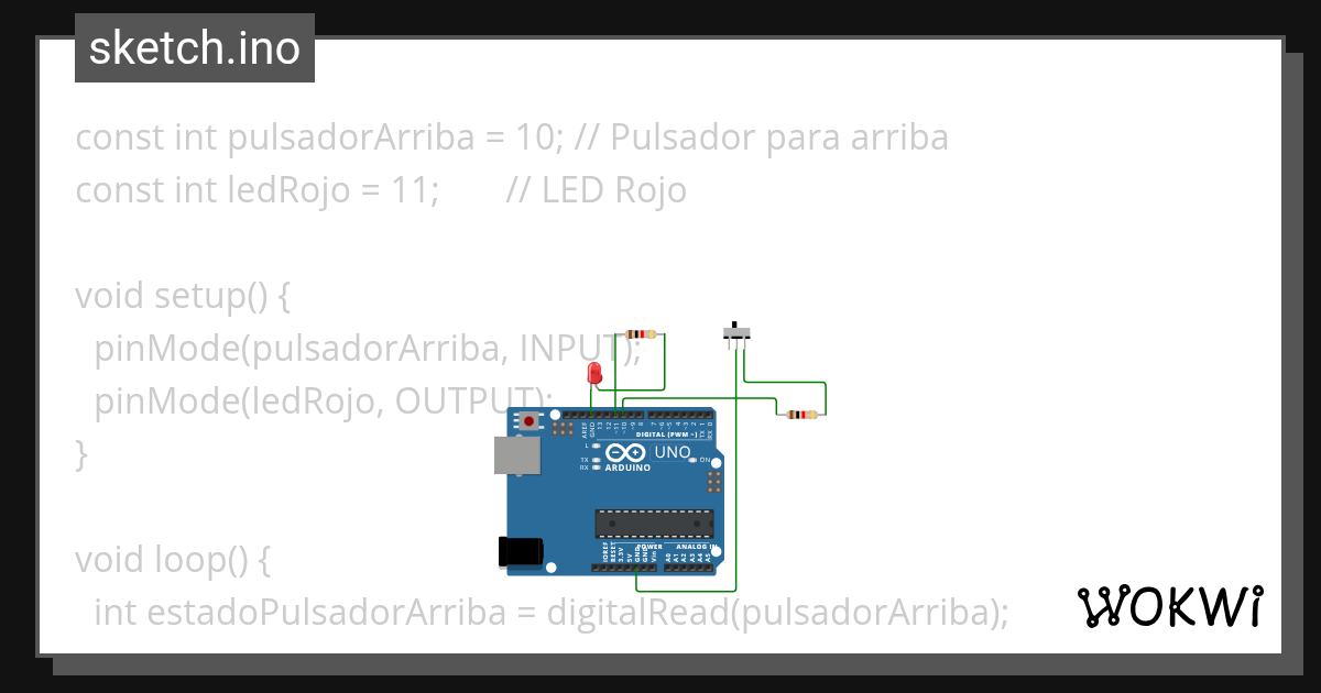 Escaleras tarea AC - Wokwi ESP32, STM32, Arduino Simulator