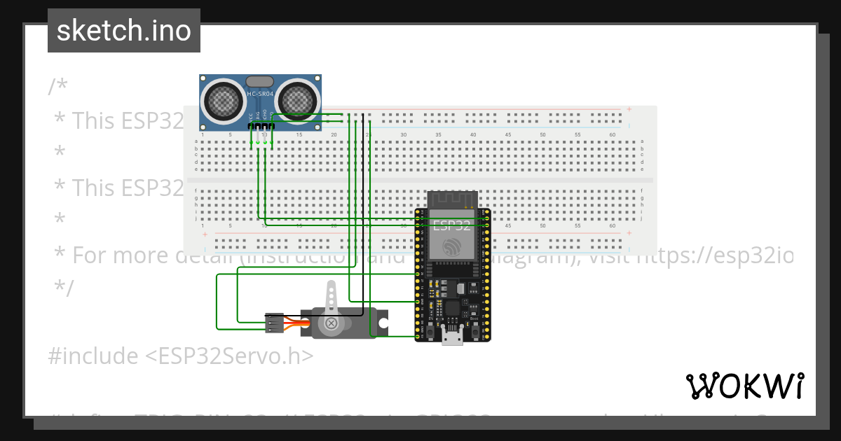 SMART GARRAGE ( MINI PROJECT ) Copy - Wokwi ESP32, STM32, Arduino Simulator