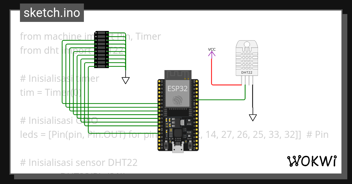 Haikal Wokwi Esp32 Stm32 Arduino Simulator 