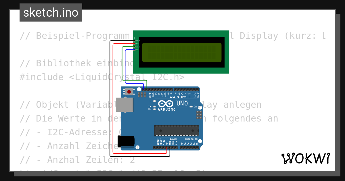 AH11_Display_Beispiel - Wokwi ESP32, STM32, Arduino Simulator AH11_Display_Beispiel - Wokwi ESP32, STM32, Arduino Simulator
