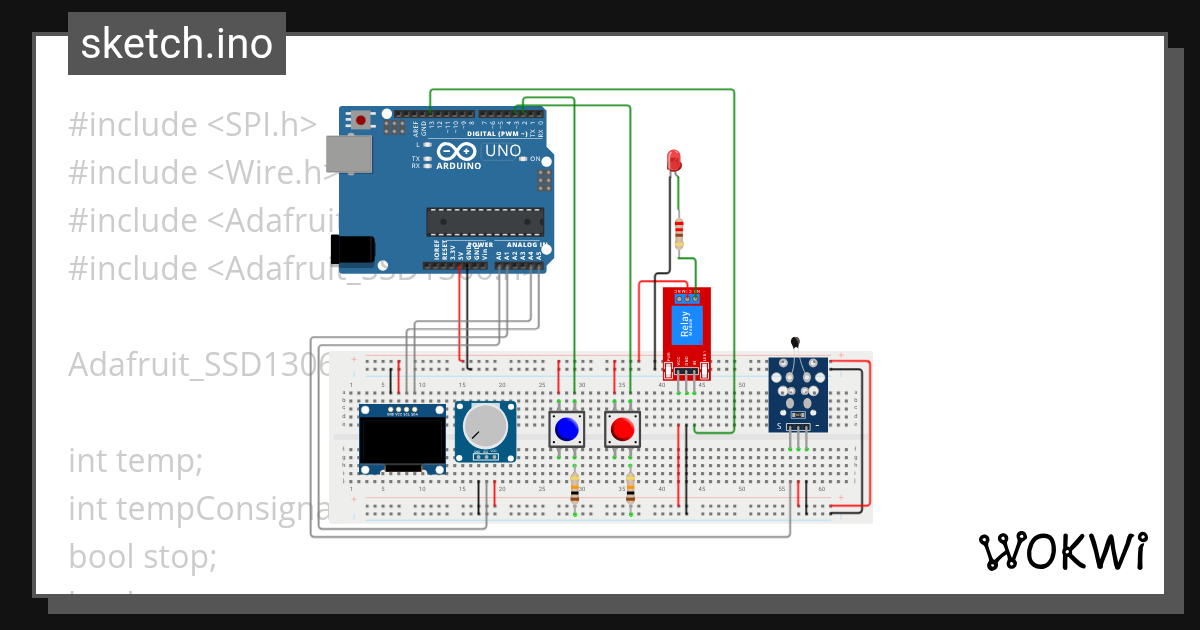 23 - Termostato (2ºESO) - Wokwi ESP32, STM32, Arduino Simulator