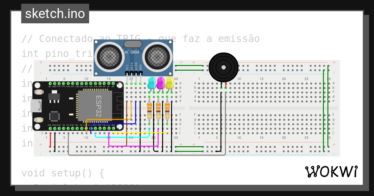 09sensorestacionamento Wokwi Esp32 Stm32 Arduino Simulator