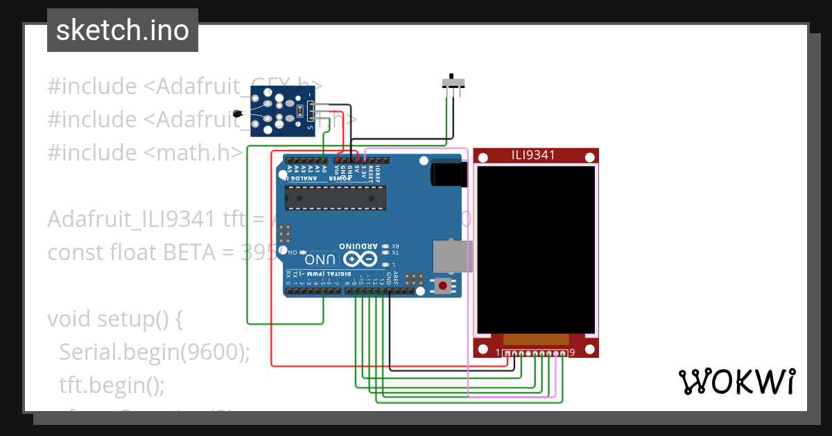 Ogabek 5-amaliy ish - Wokwi ESP32, STM32, Arduino Simulator