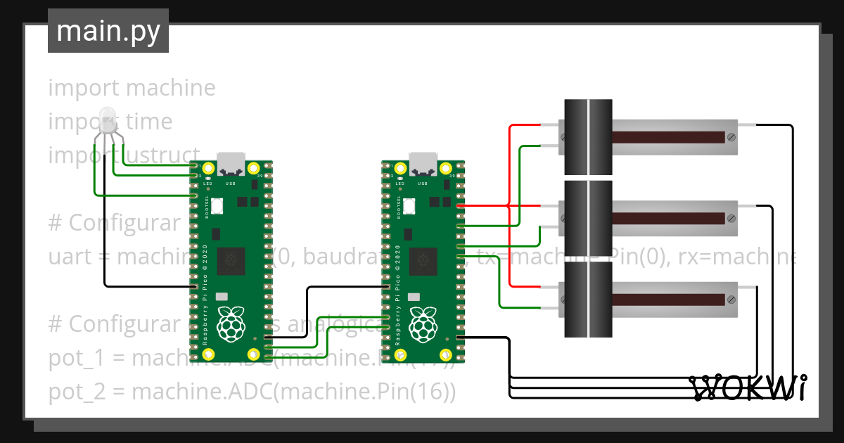 Practica 7 - Wokwi ESP32, STM32, Arduino Simulator