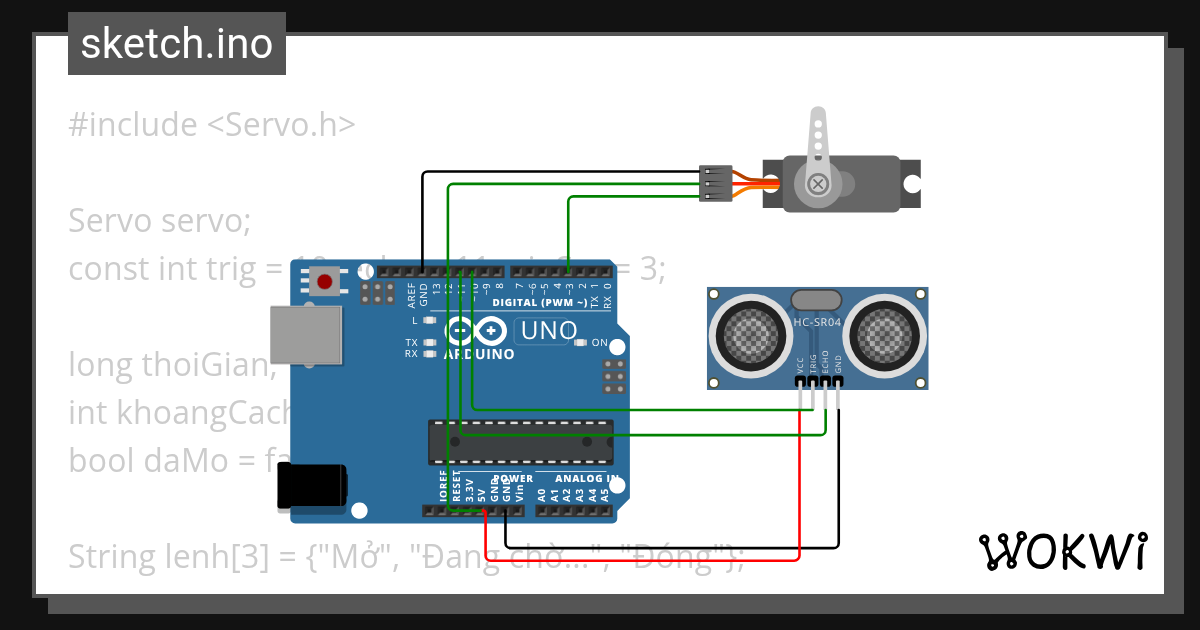 Senser Into The Trash Box Wokwi Esp32 Stm32 Arduino Simulator
