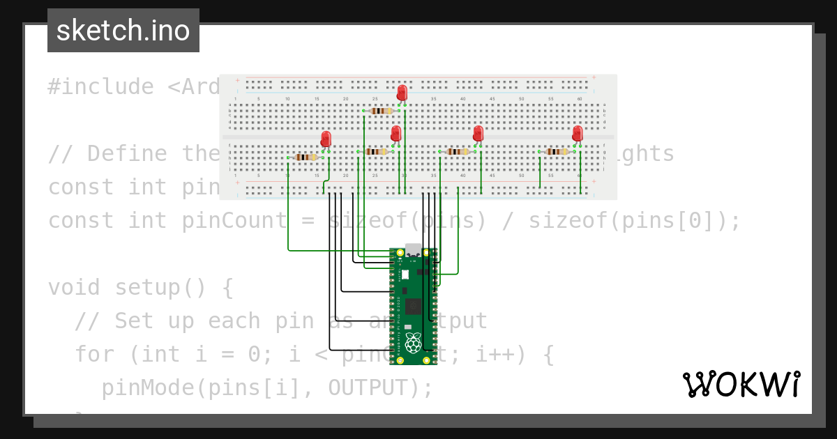 Raspberry Pi Lightup Wokwi Esp32 Stm32 Arduino Simulator