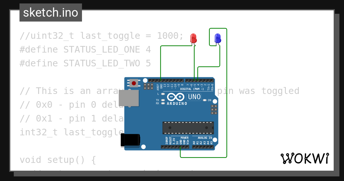 Nonblockingblinktest Wokwi Esp32 Stm32 Arduino Simulator