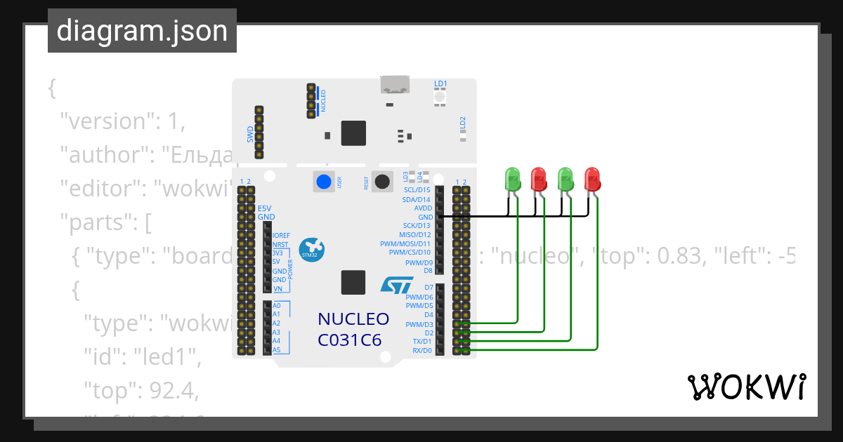 lab4 SMS p1 - Wokwi ESP32, STM32, Arduino Simulator