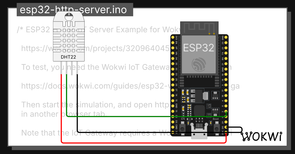 ESP32 HTTP Server Copy - Wokwi ESP32, STM32, Arduino Simulator