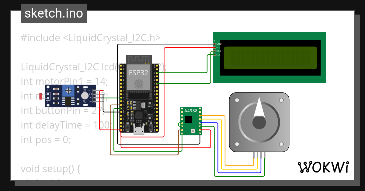 Sensor Cahayabab3 Wokwi Esp32 Stm32 Arduino Simulator 4473