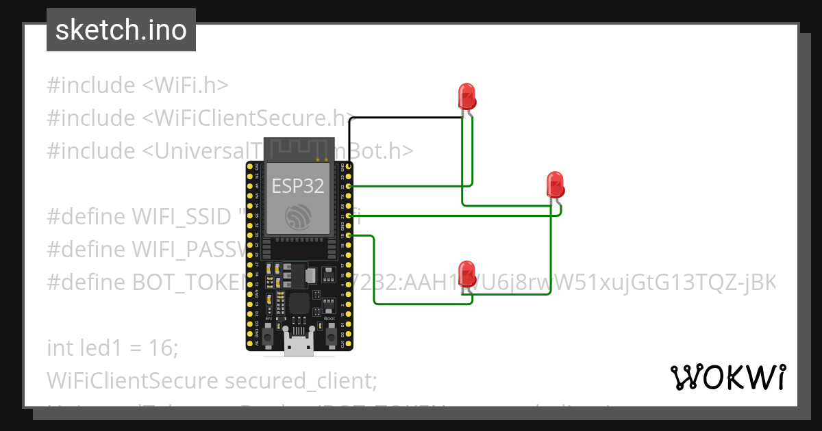 telegram fisicoo - Wokwi ESP32, STM32, Arduino Simulator