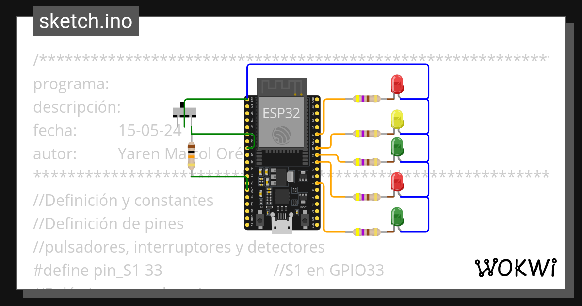 semaforo x2 - Wokwi ESP32, STM32, Arduino Simulator